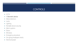 Physical access control | PPTX
