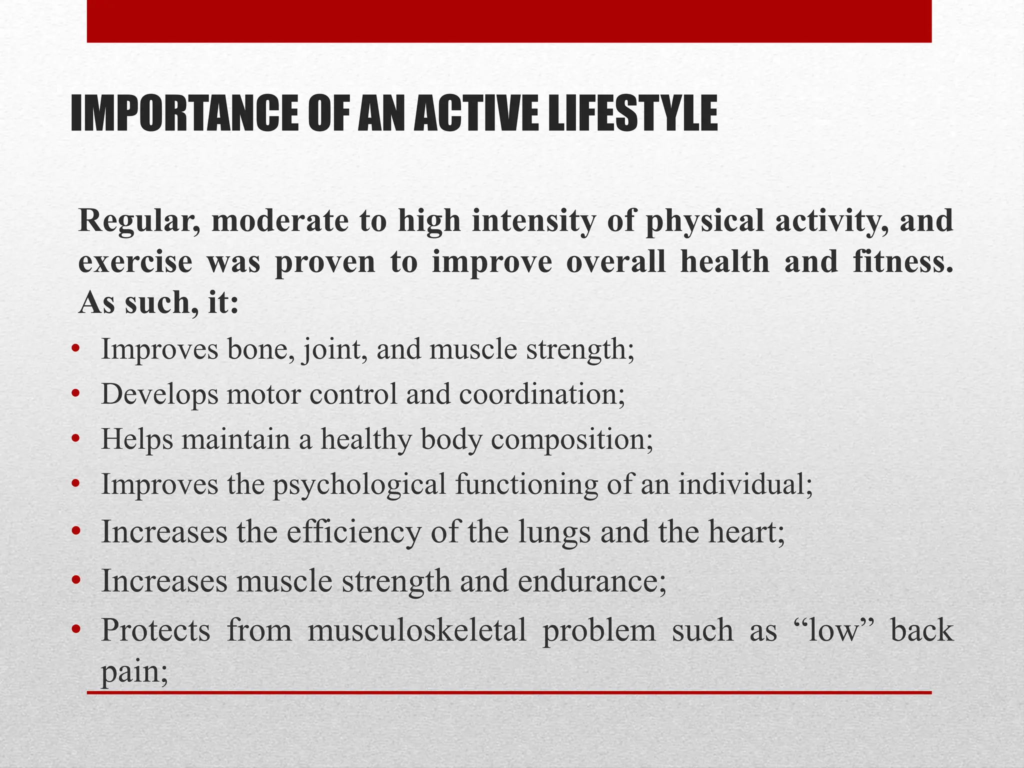 Physical Activities and Exercise.pptxfff | PPTX