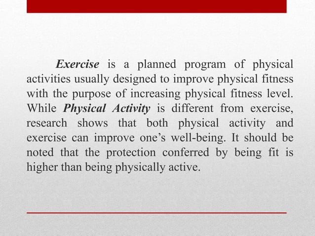 Physical Activities and Exercise.pptxfff | PPT