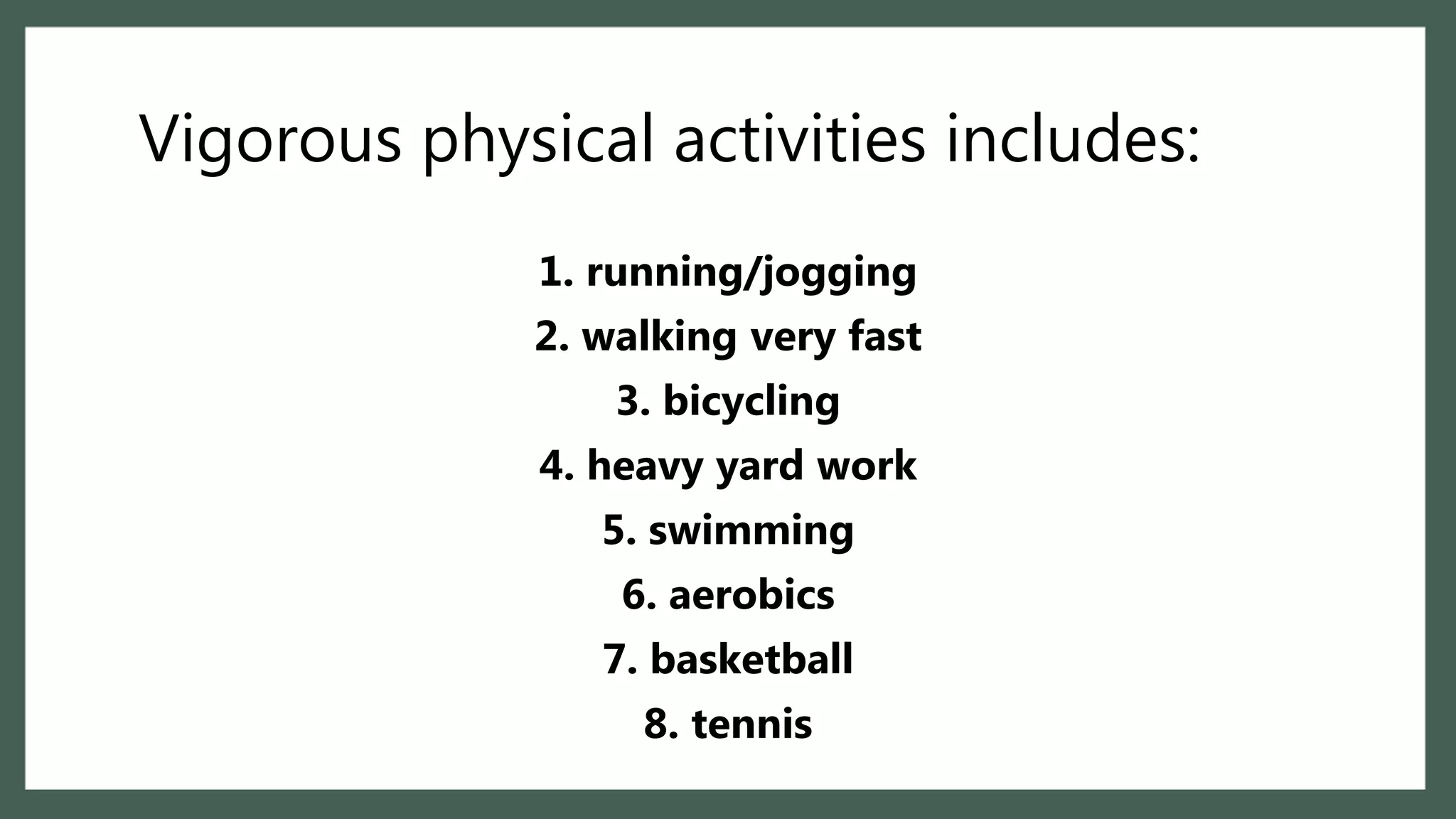 Physical Activities and Fitness | PPTX