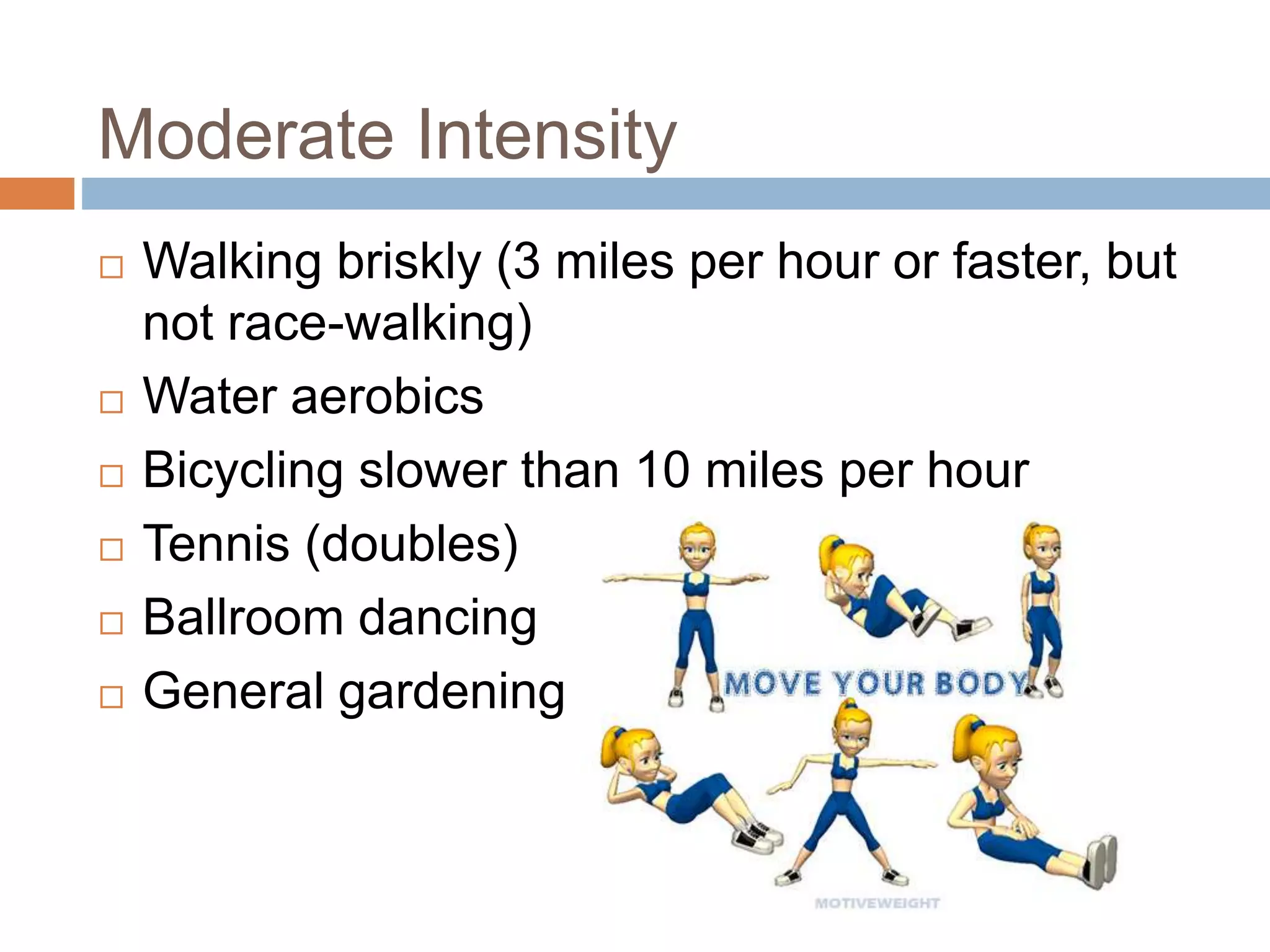 Physical activity | PPTX