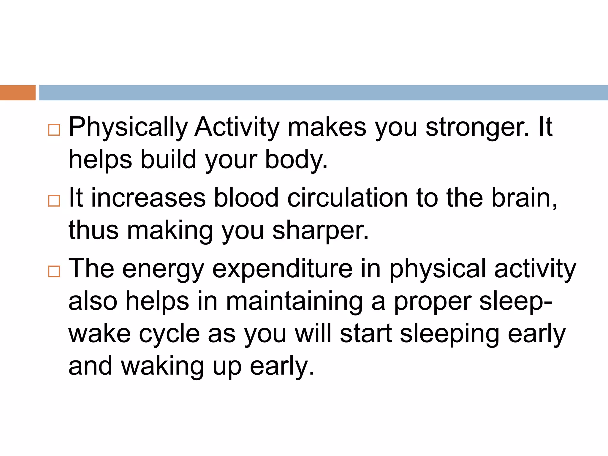 Physical activity | PPTX