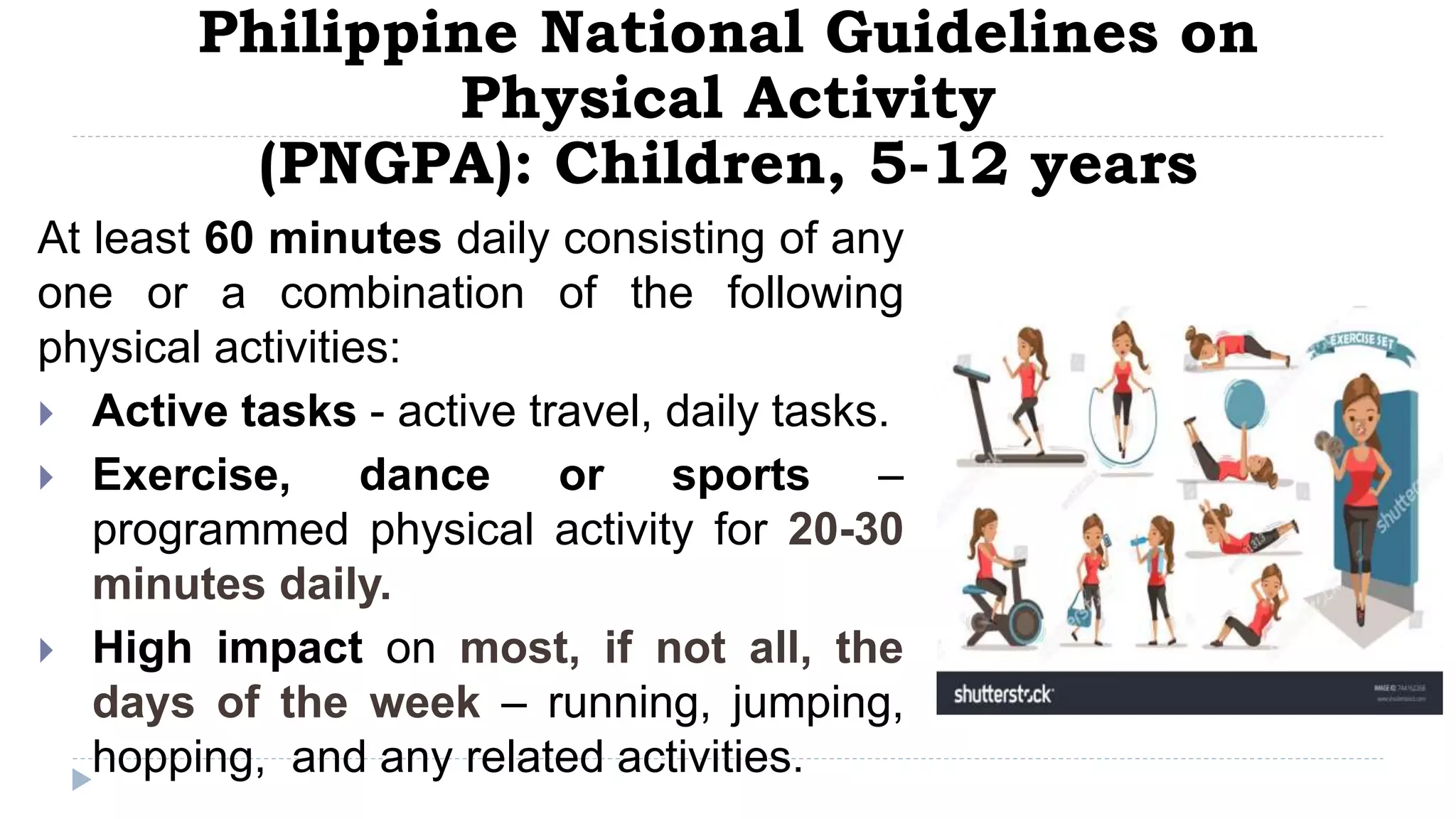 Physical activity and healthy diet | PPTX
