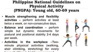 Physical activity and healthy diet | PPTX