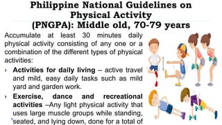 Physical activity and healthy diet | PPTX