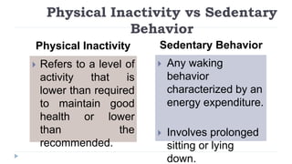 Physical activity and healthy diet | PPTX