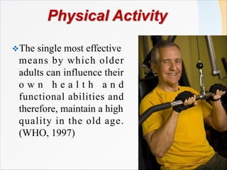 Physical activity and Successful aging | PDF