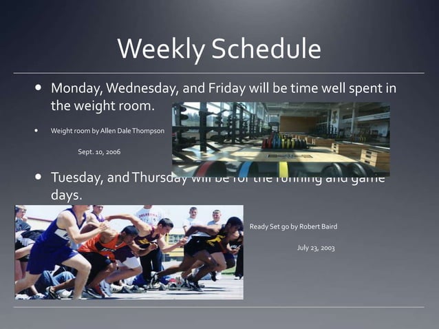 Physical activity and weight training | PPT