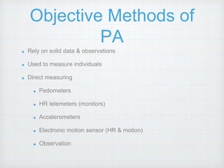 Physical activity guideline | PPTX