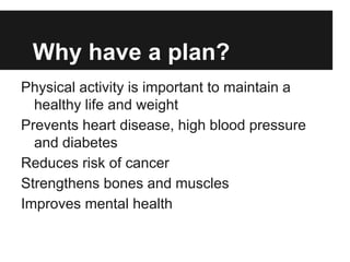Physical activity plan | PPT