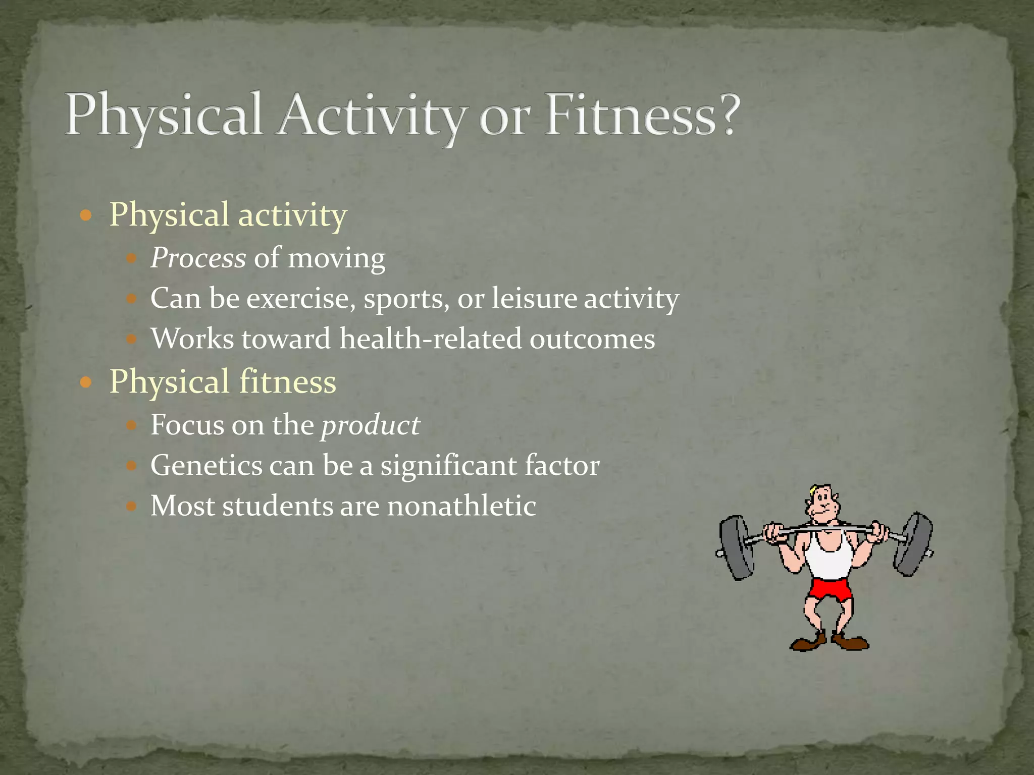 Physical activity pyramid | PPTX