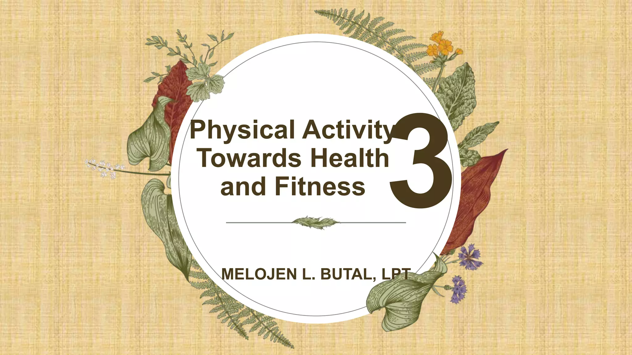 Physical Activity Towards Health and Fitness 3 Fitness Testing ...