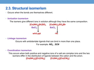 Physical and analytical studies of transition metal complexes | PPTX ...