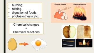 Physical and chemical change | PPTX