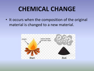 Physical and chemical change | PPTX