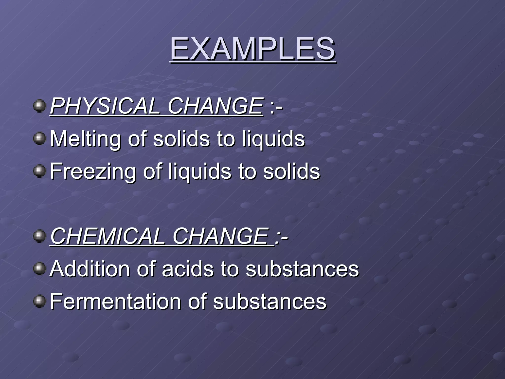 Physical and chemical changes | PPT