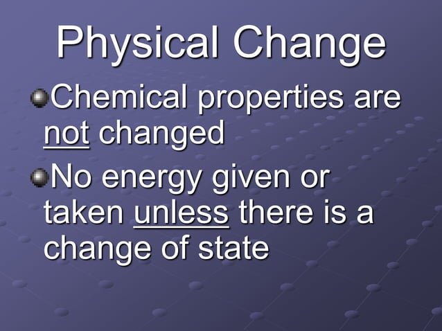 Physical and Chemical Changes | PPT