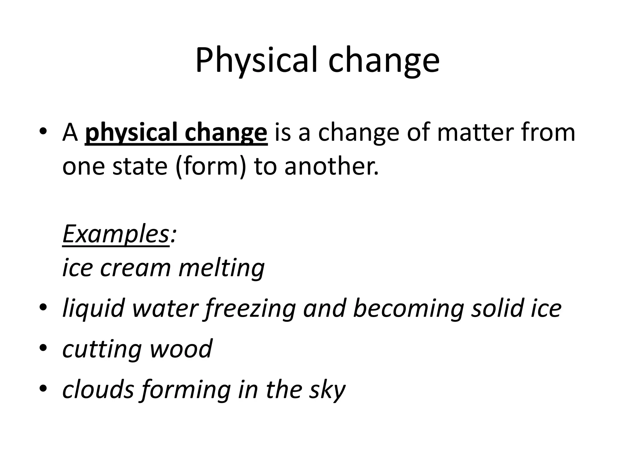 Physical and chemical changes | PPTX