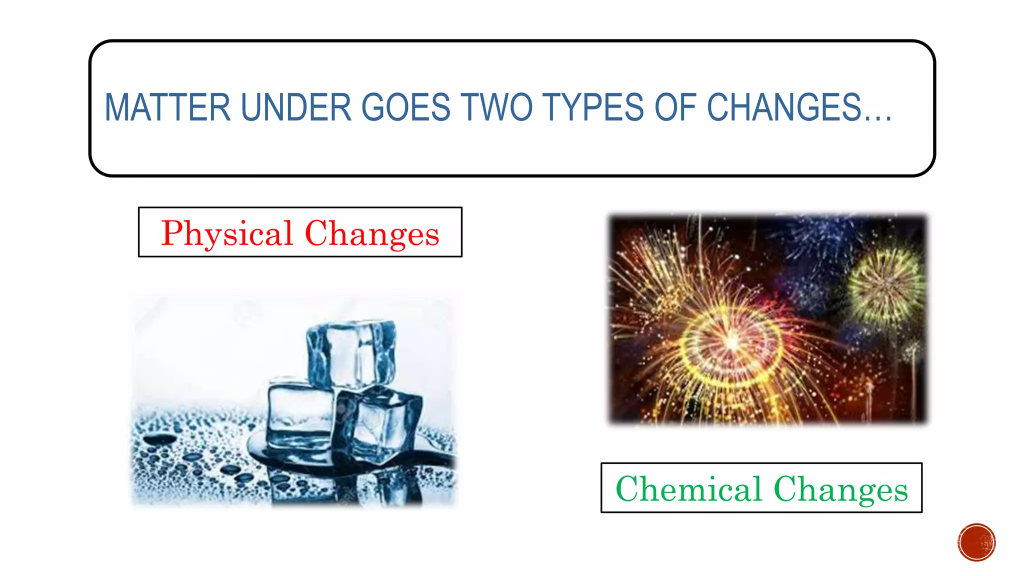 Physical and chemical changes | PPTX