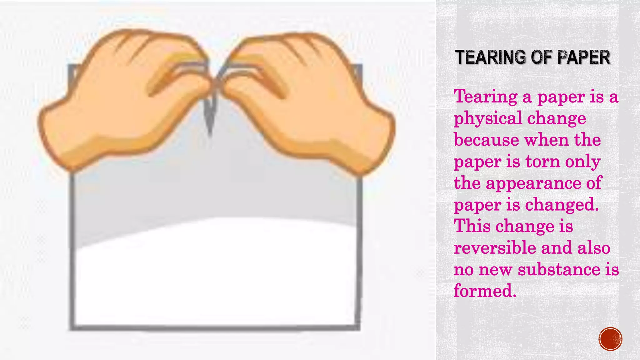 Physical and chemical changes | PPTX
