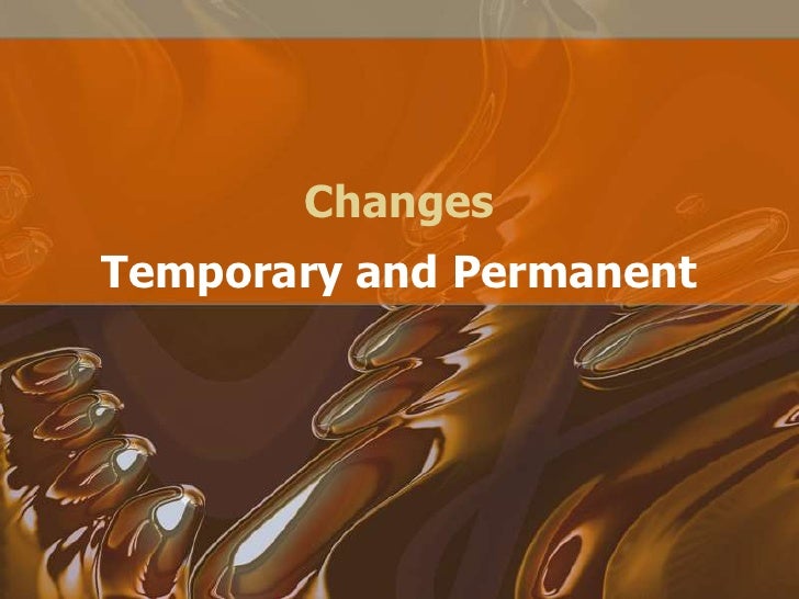 Physical and chemical changes