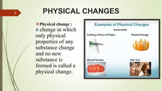 PHYSICAL AND CHEMICAL CHANGES CLASS VII CH NO.06 -SLIDE SHOW.pptx