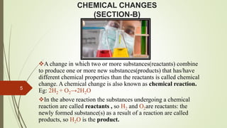 PHYSICAL AND CHEMICAL CHANGES CLASS VII CH NO.06 -SLIDE SHOW.pptx