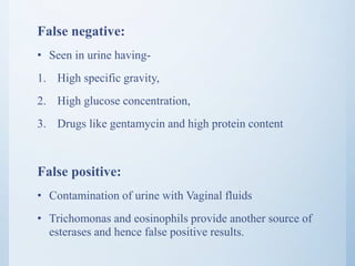 Physical and chemical examination of urine | PPTX