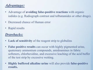 Physical and chemical examination of urine | PPTX