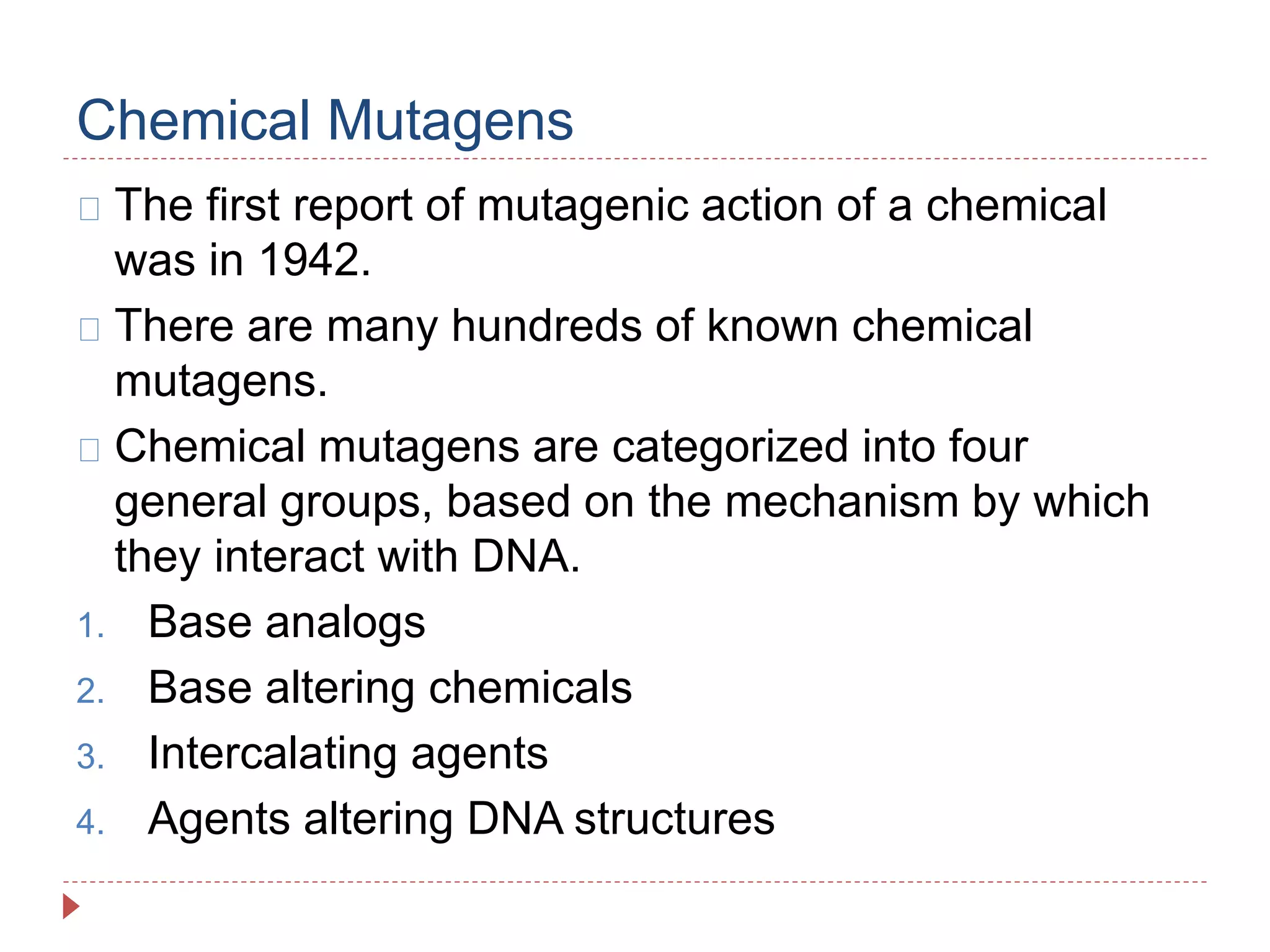 Physical and chemical mutagen copy | PPTX