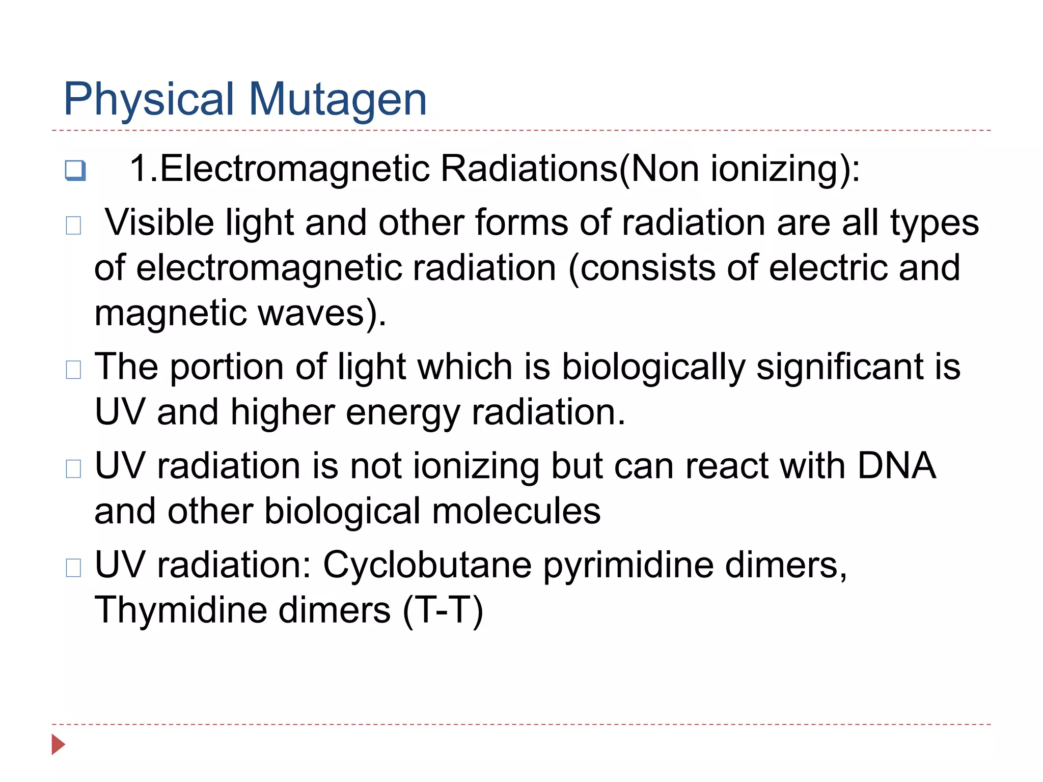 Physical and chemical mutagen copy | PPTX