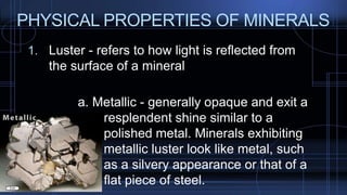 Earth Materials and Resources 1 | PPTX