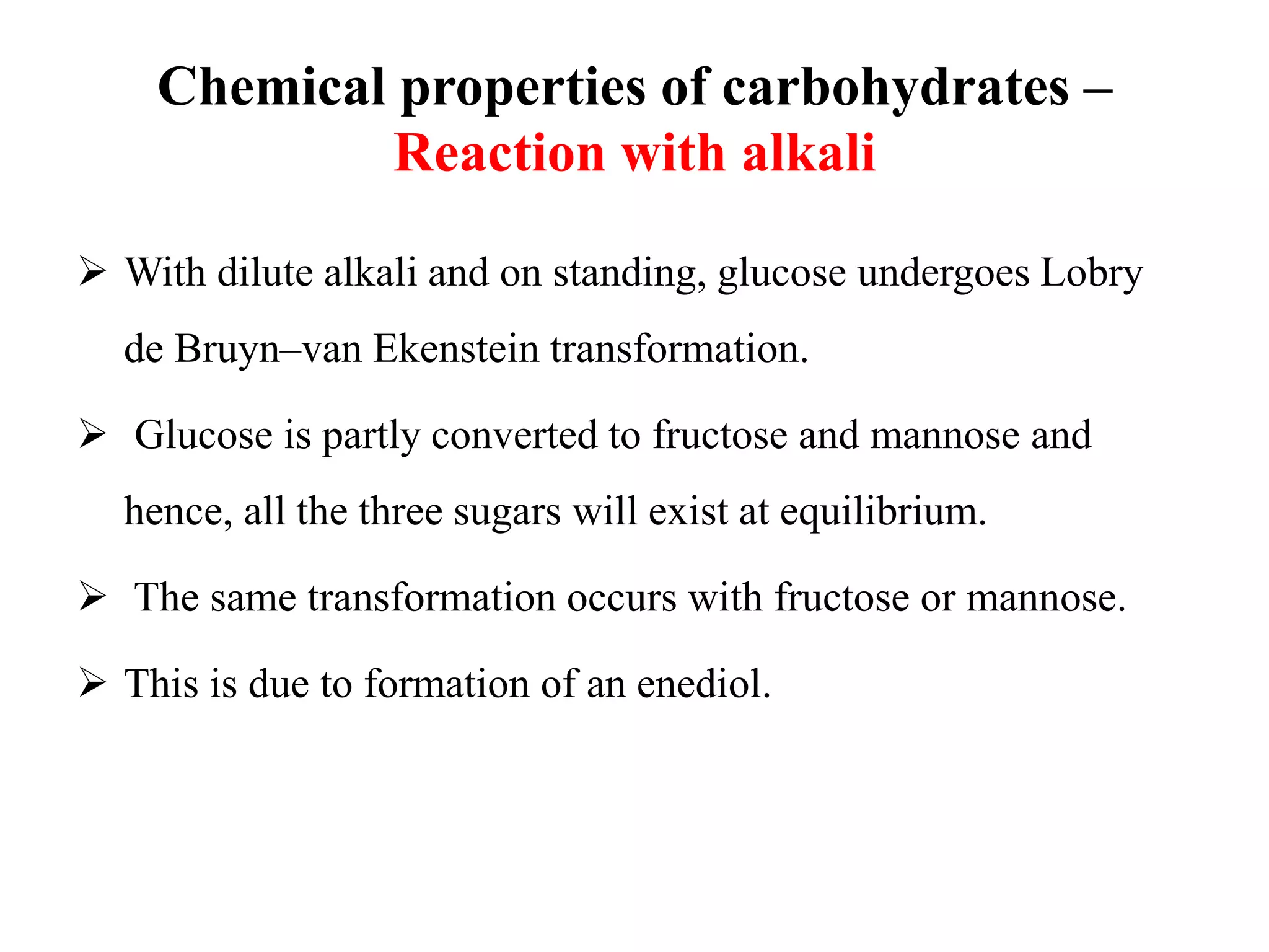 Physical and chemical properties of carbohydrates | PPTX