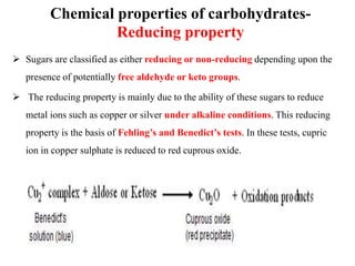 Physical and chemical properties of carbohydrates | PPTX