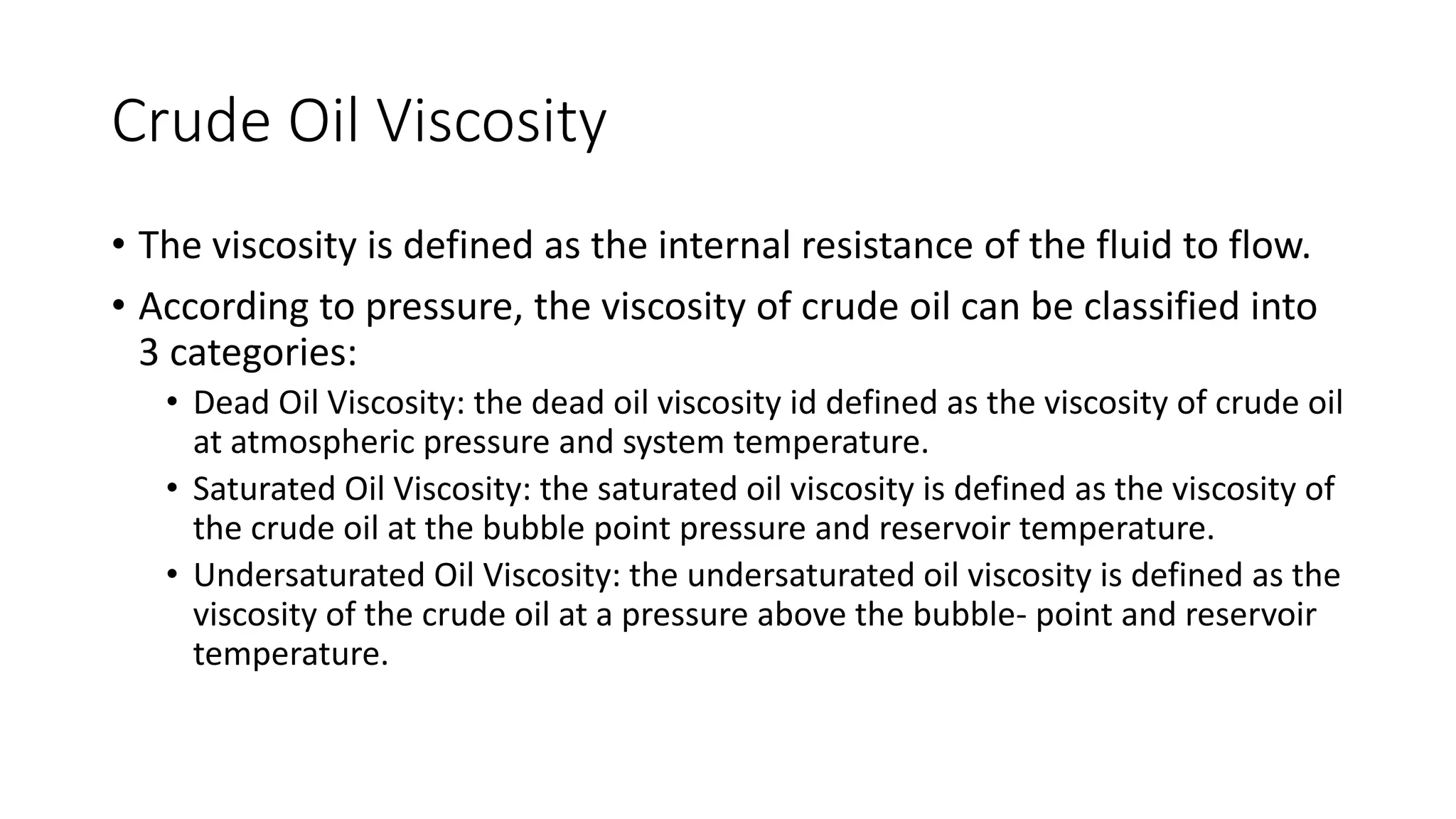 Physical and chemical properties of crude oil | PPTX