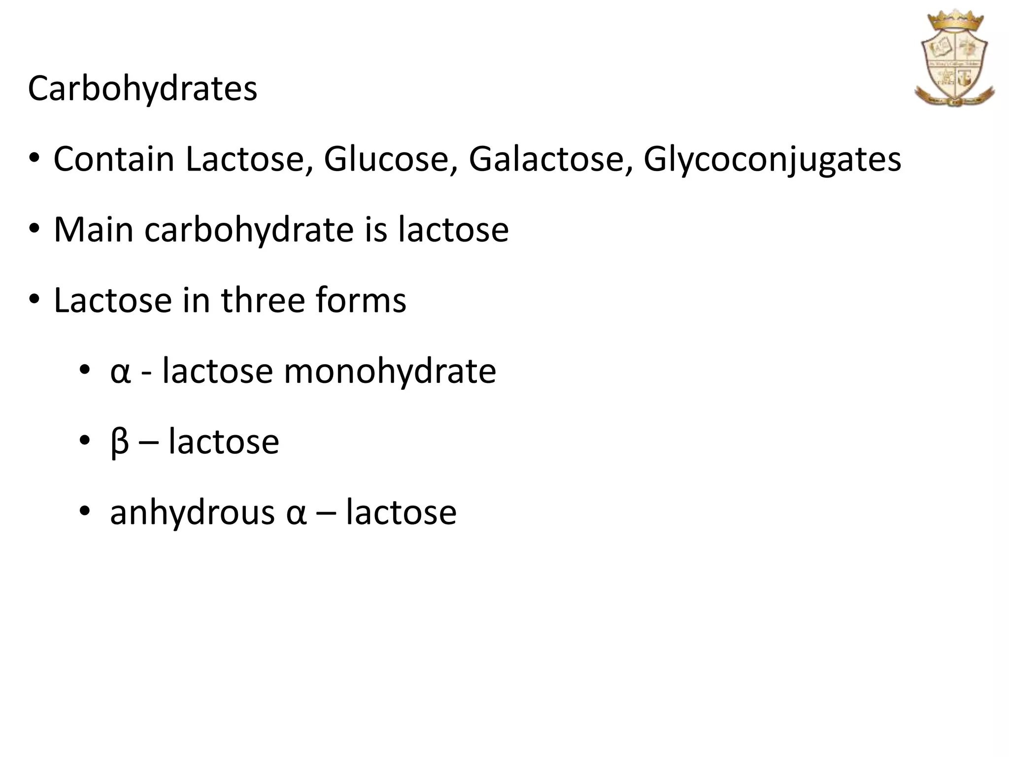 Physical and chemical properties of milk | PPT