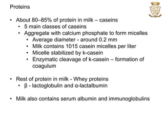 Physical and chemical properties of milk | PPT
