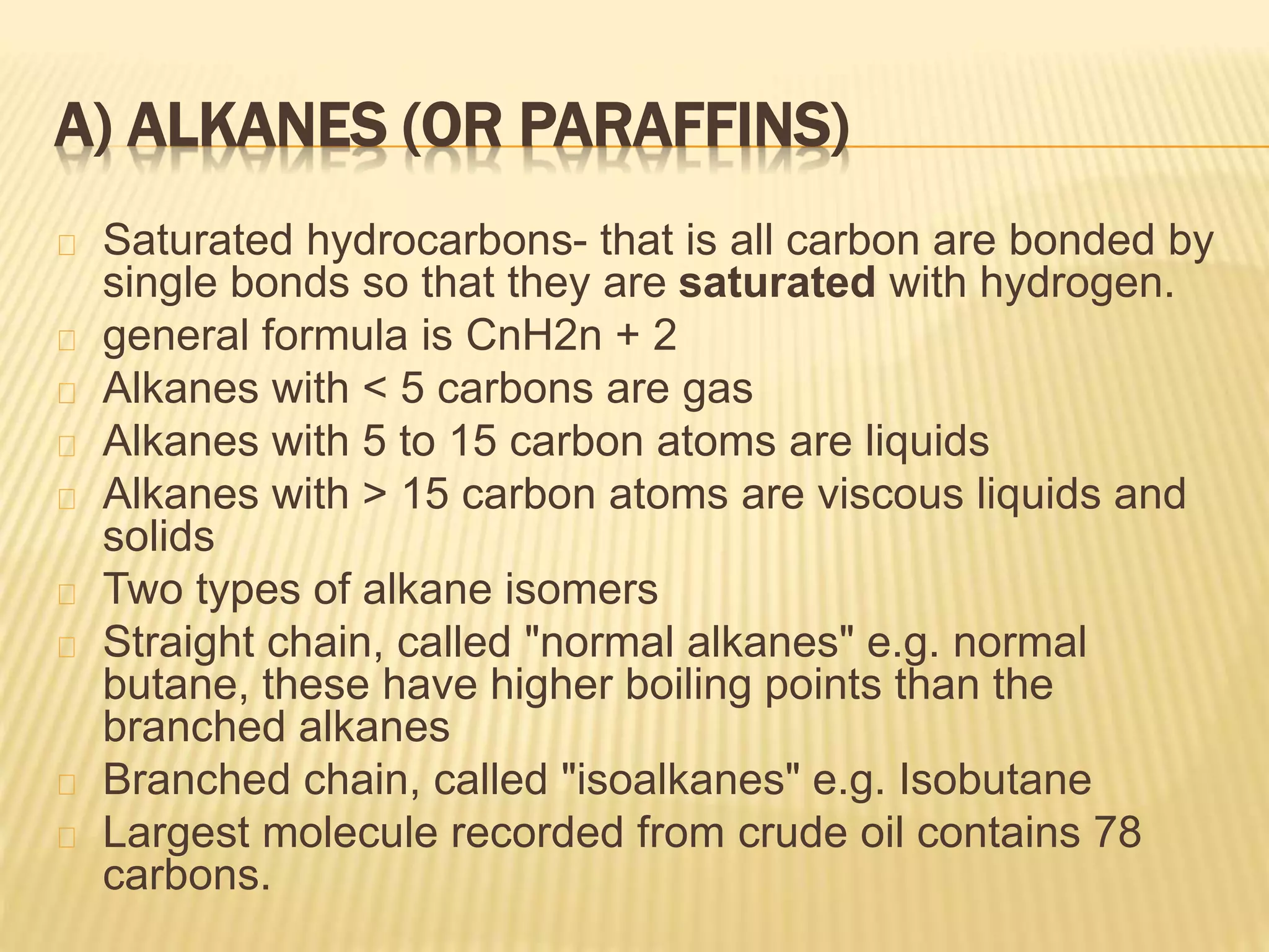 Physical and chemical properties of petroleum | PPTX