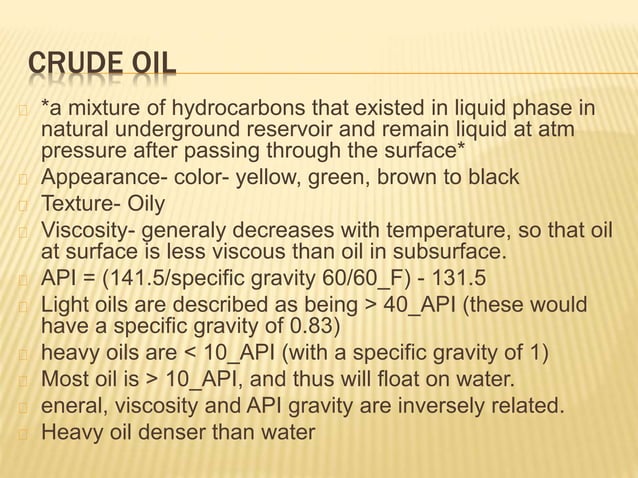 Physical and chemical properties of petroleum | PPTX | Chemistry | Science