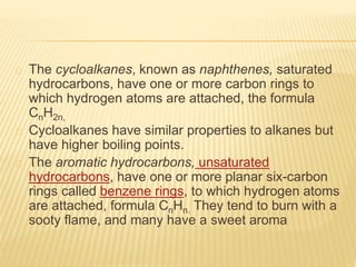 Physical and chemical properties of petroleum | PPTX