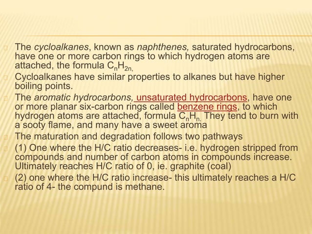 Physical and chemical properties of petroleum | PPTX | Chemistry | Science