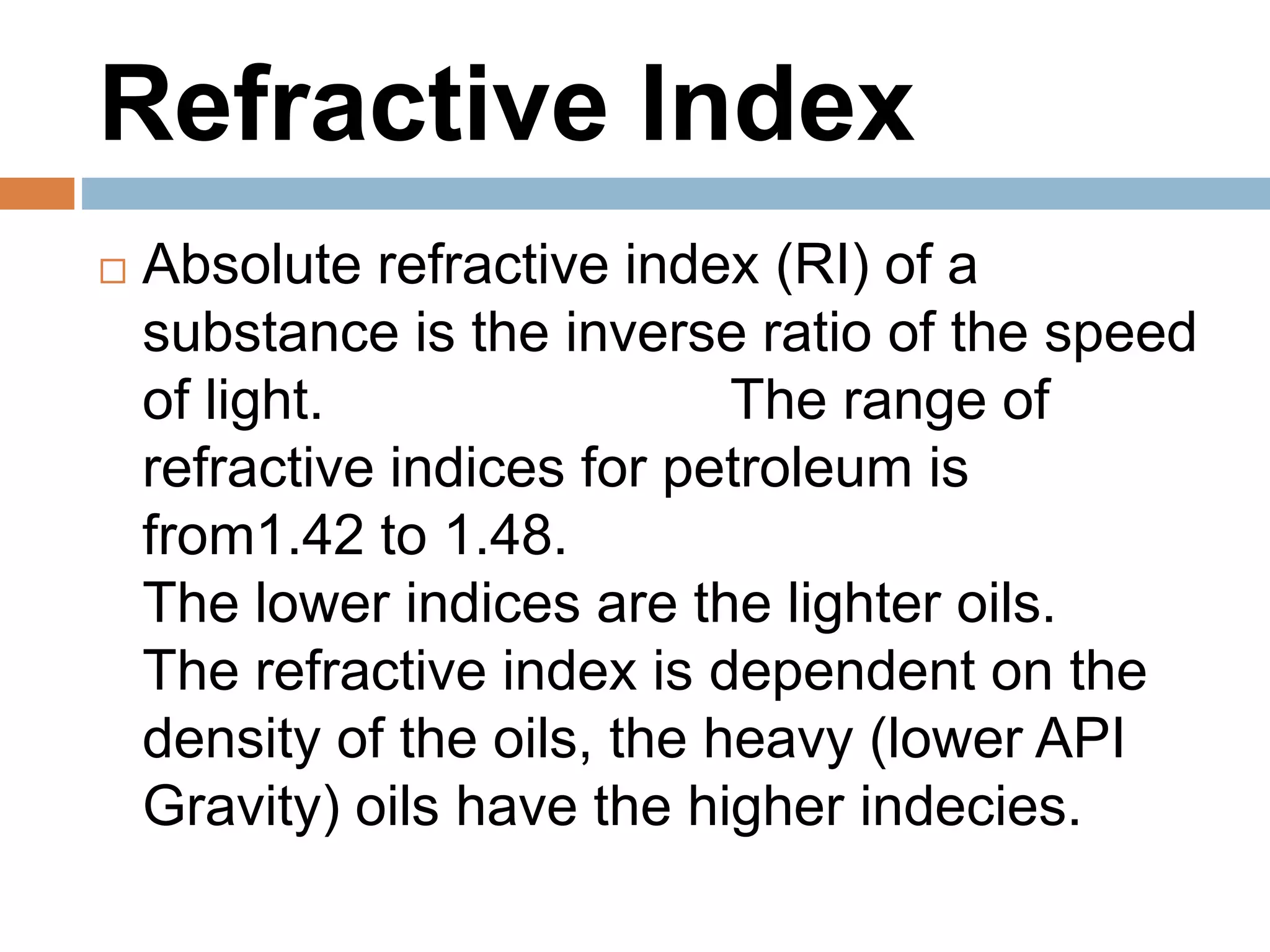 Physical and chemical properties of petroleum | PPTX