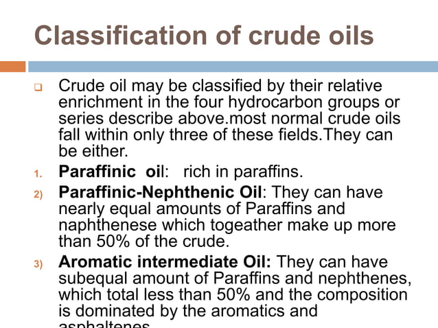 Physical and chemical properties of petroleum | PPTX | Chemistry | Science