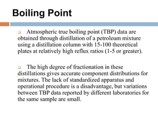 Physical and chemical properties of petroleum | PPTX