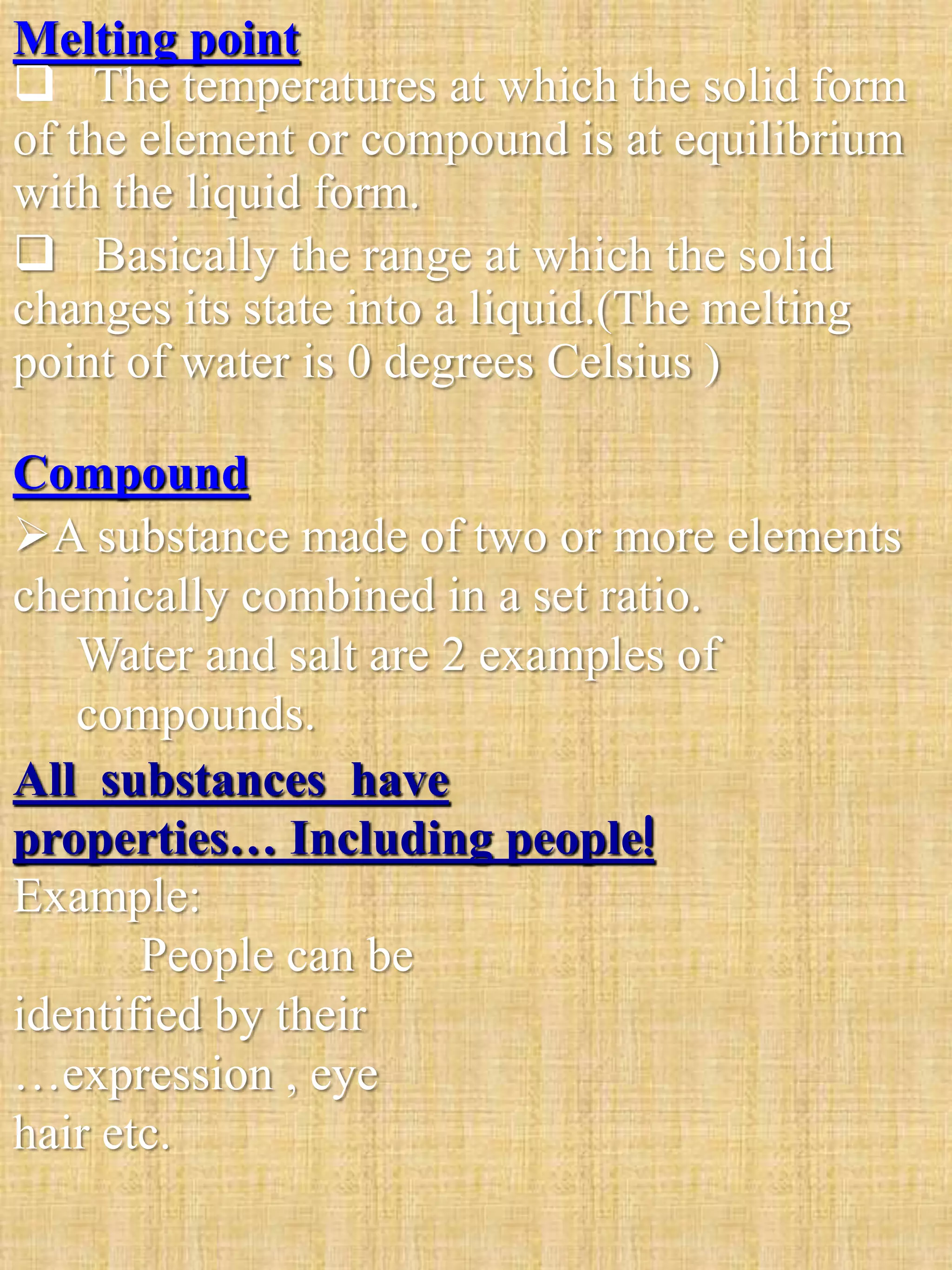 Physical and chemical property final | PPTX