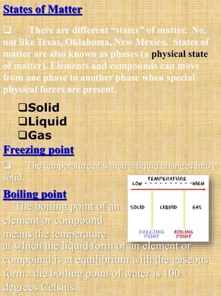 Physical and chemical property final | PPTX