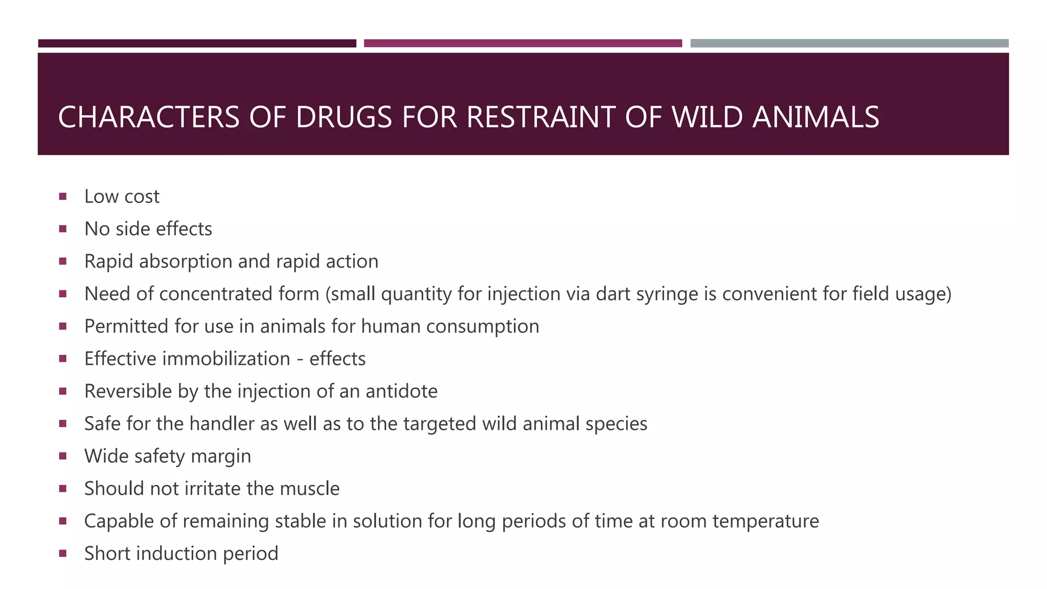 Physical and Chemical Restraints in Alligators and Gharials | PPTX