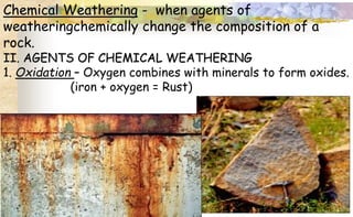 Physical and chemical weathering 11 | PPT