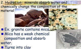 Physical and chemical weathering 11 | PPT