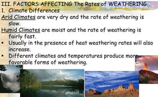Physical and chemical weathering 11 | PPT